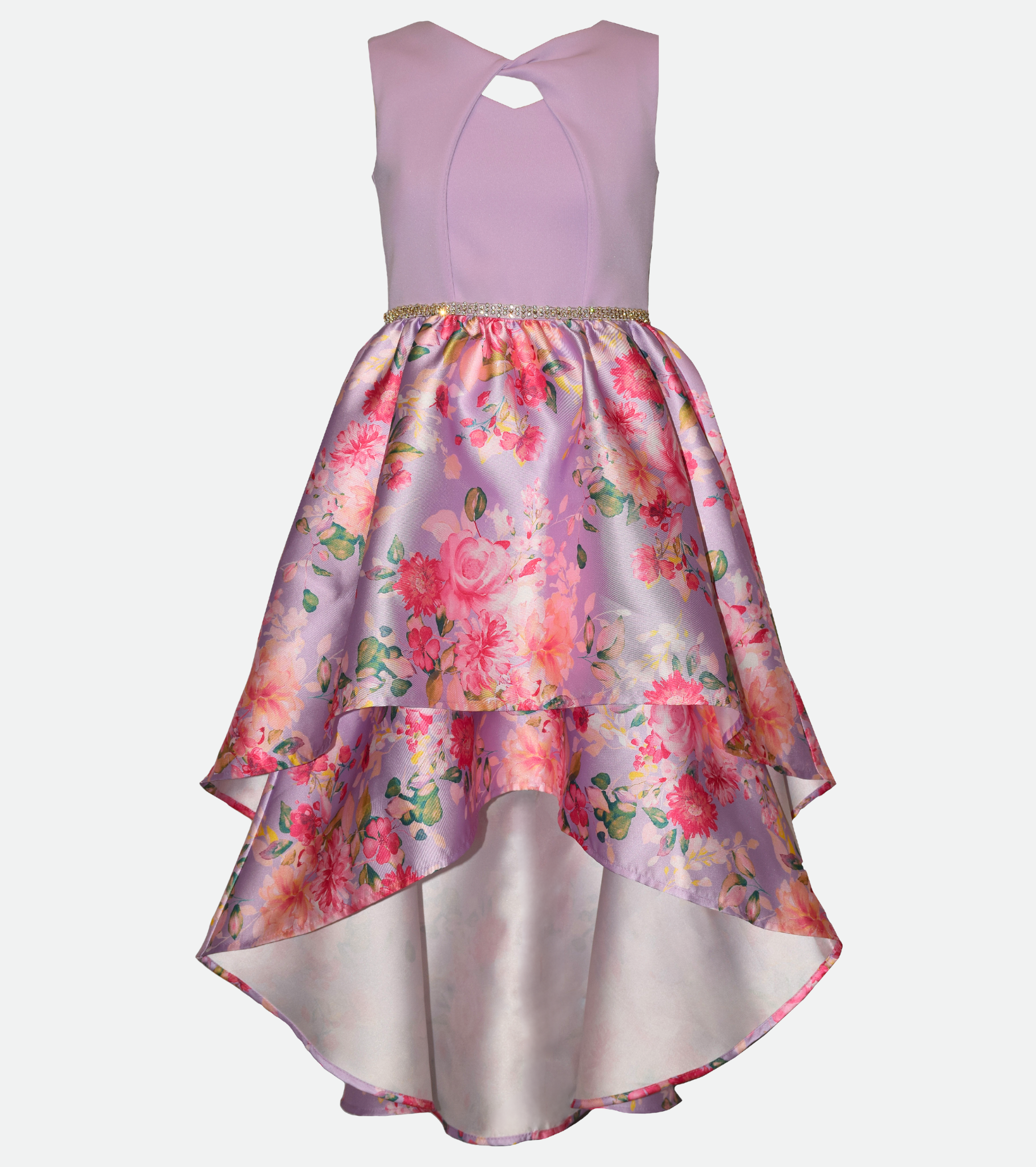 Caroline Floral High-Low Party Dress – Bonnie Jean